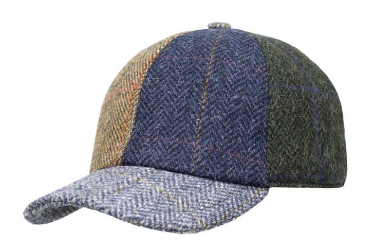 Cappello Baseball Harris Tweed Patch